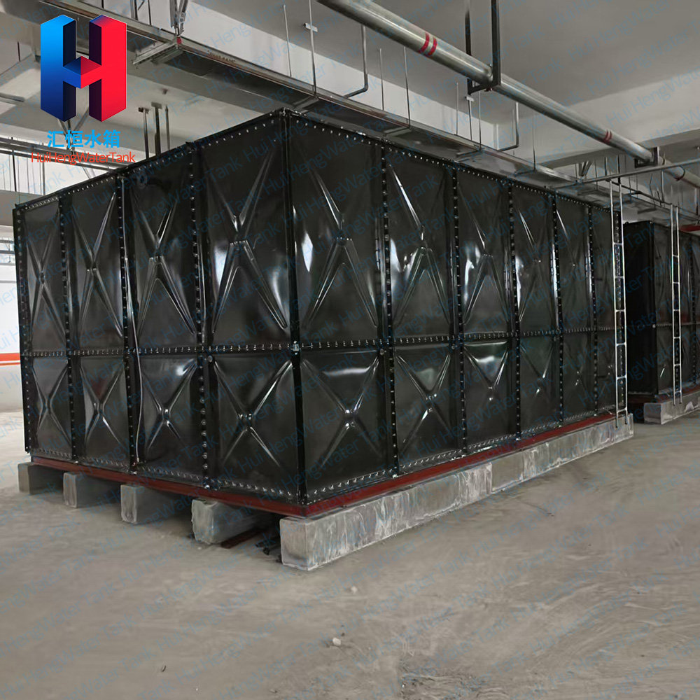Enamel steel plate assembly water tank – Gucheng County Huiheng FRP ...